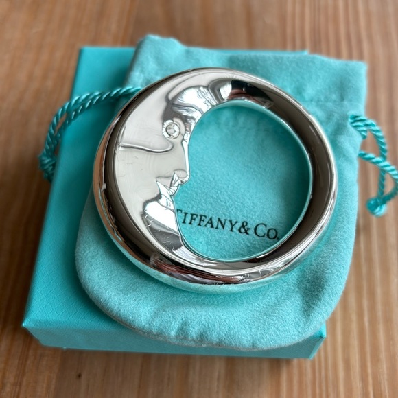 Tiffany & Co. | Other | Tiffany Co Silver Man On The Moon Baby Rattle ...
